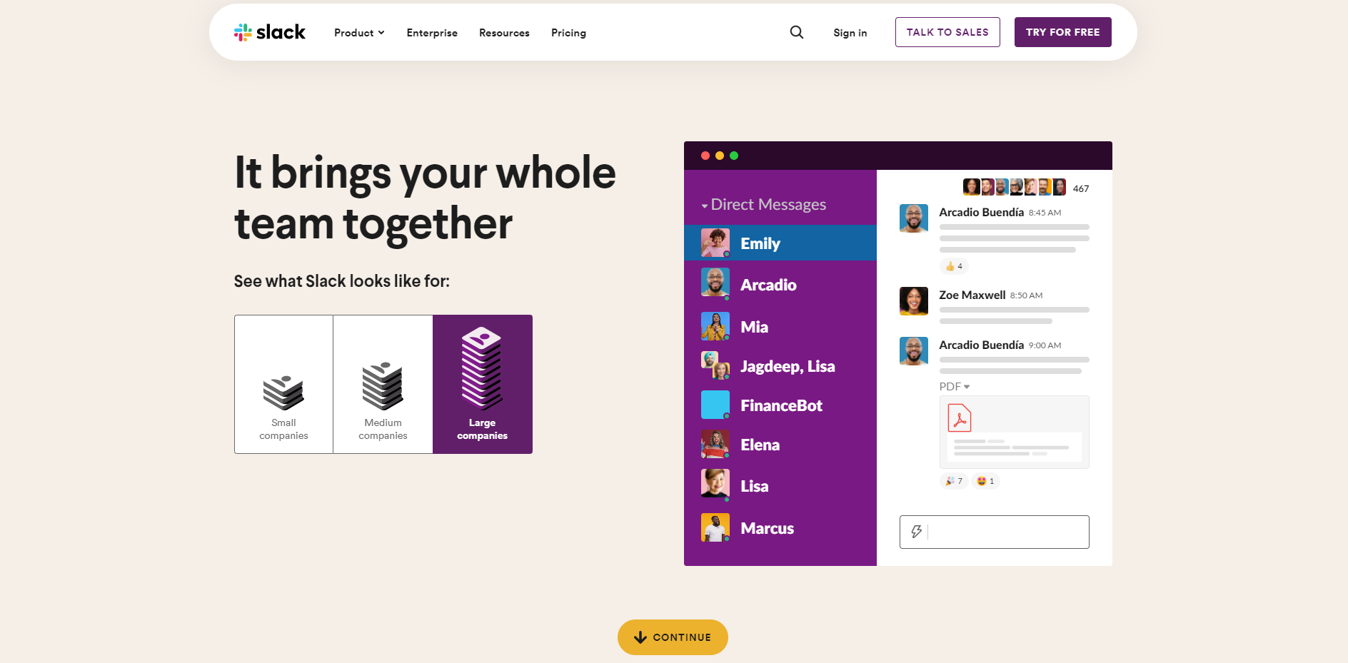 slack-homepage | The eLeader
